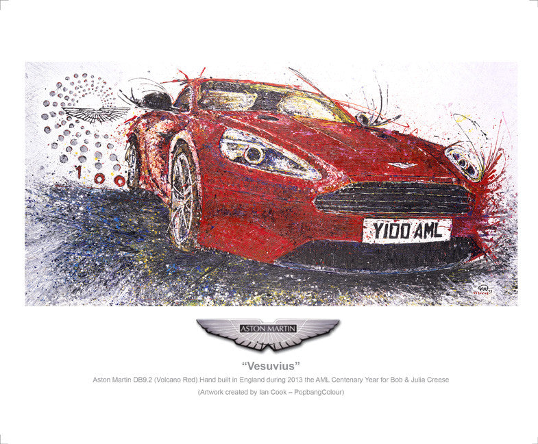Aston Martin DB9.2 "Vesuvius" (Volcano Red)– The POPBANGCOLOUR Shop