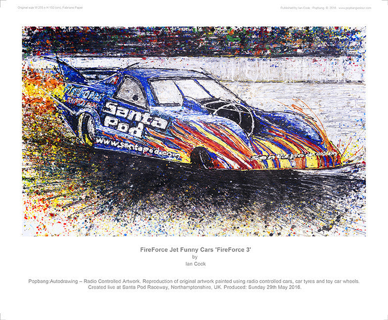 Santa Pod FireForce Jet Funny Cars 'FireForce 3'– The POPBANGCOLOUR Shop
