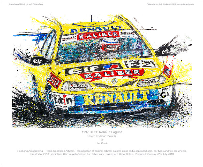 1997 BTCC Renault Laguna (Jason Plato #2)– The POPBANGCOLOUR Shop
