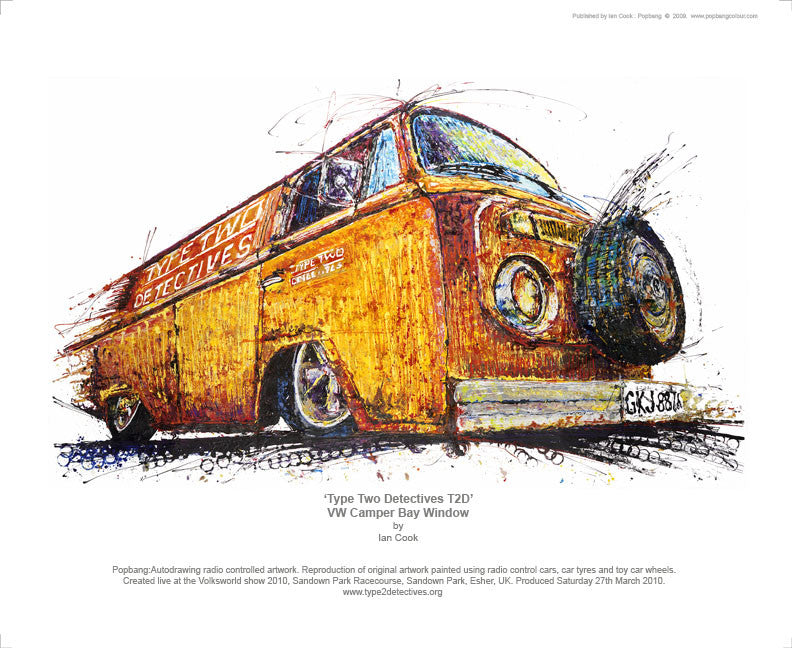 Volkswagen Type Two Detectives T2D Bay Window Camper– The POPBANGCOLOUR ...